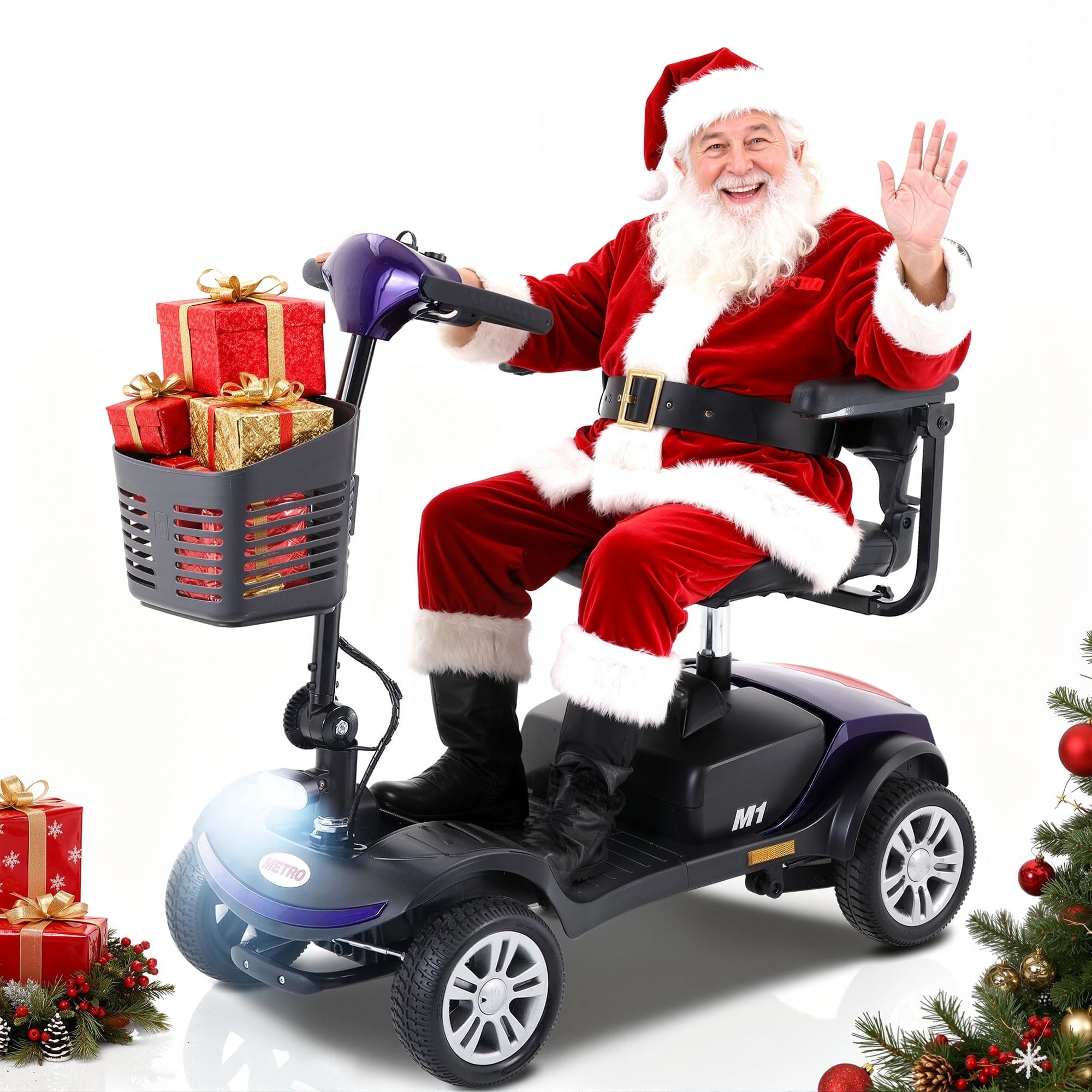 Segmart 4 Wheel Mobility Scooter for Seniors,electric wheelchairs for ...